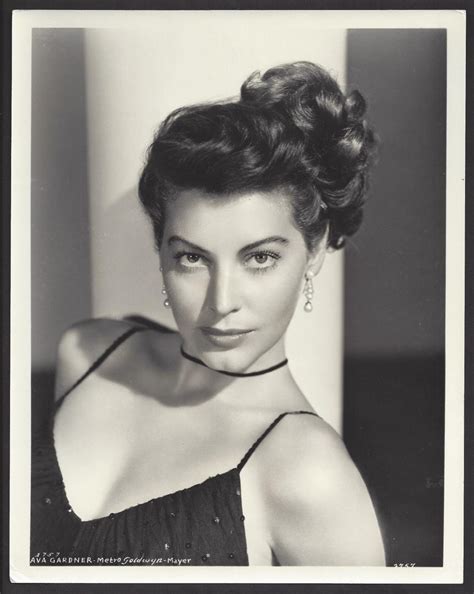 Original Vintage 1949 Ava Gardner Portrait The Bribe Film Noir Femme