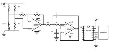 2 A Diagram Of The Analogue Signal Processing Circuit Used In This