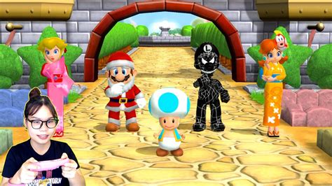 [마리오 파티9] 단계를 올려 공주 복숭아 Vs 마리오 Vs 루이지 Vs 데이지 공주 마스터 난이도 Youtube