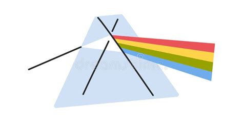 Light Dispersion Physics Experiment Doodle Stock Illustration Illustration Of Light Bright