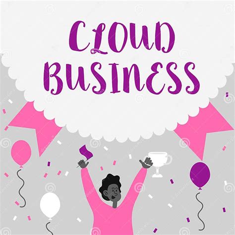 Handwriting Text Cloud Business Business Concept Computing That Relies On Shared Computing