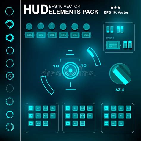 Futuristic Virtual Graphic Touch User Interface Hud Stock Vector Illustration Of Modern