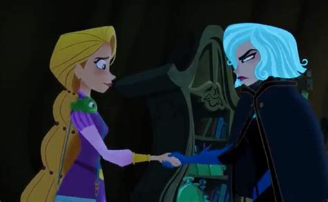 Rapunzel And Cassandra Hold A Truce Tangled Pictures Cassandra Tangled