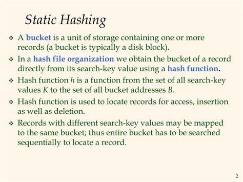 Ppt Hash Based Indexes Powerpoint Presentation Free Download Id