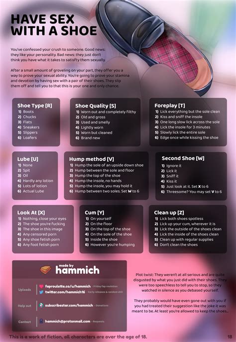 Have Sex With A Shoe Fap Roulette