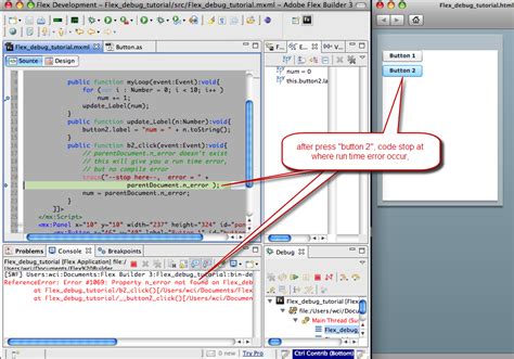 using adobe flex debugger