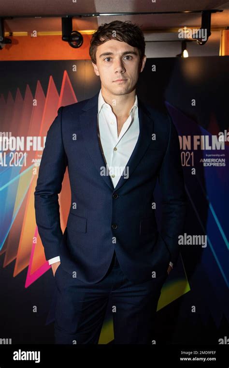 Calam Lynch Poses For Photographers Upon Arrival At The Premiere Of The