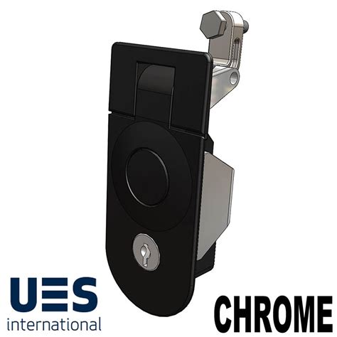 COMPRESSION LOCK LARGE CHROME FLUSH MOUNT WITH 2 KEYS L 110MM W 50MM ARM 15MM Collier Miller
