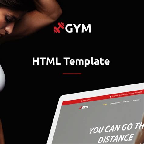 Fitness And Gym Responsive Website Template