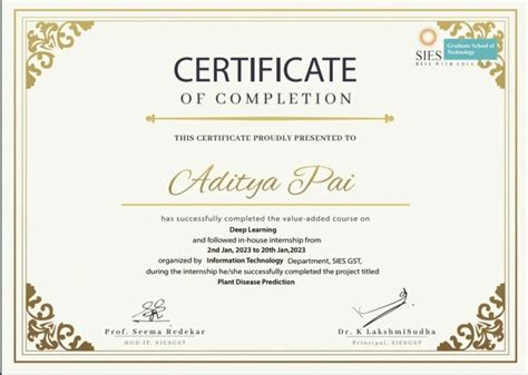 Im Excited To Share That I Have Successfully Completed An Sdp Course In Deep Learning During