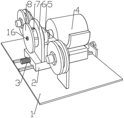 一种导电芳纶纤维耐磨实验装置的制作方法