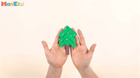 겨울 주제 색종이접기 색종이 미술관 가을and겨울세트 반짝반짝 트리 네이버 Tv