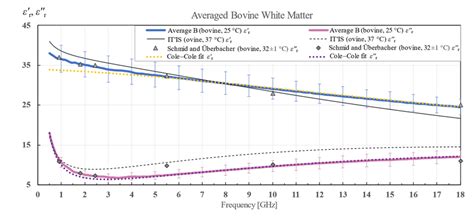 Average Permittivity Of Bovine White Matter With Standard Deviation And Download Scientific