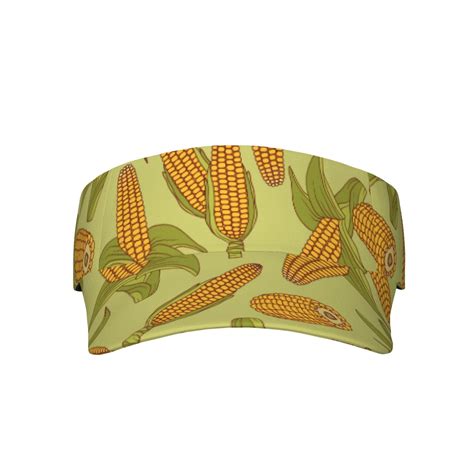 Kll Sport Sun Visor Hats Ball Caps Empty Top Baseball Sun Cap For Men Women Corn