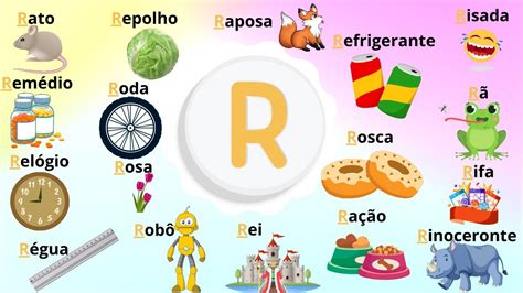 Aprenda As Palavras Com A Letra R Youtube