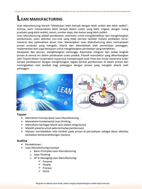Brochure Lean Manufacturing Pdf