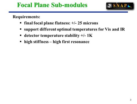 Another Modular Focal Plane Part Sub Modules Bruce C Bigelow University Of Michigan
