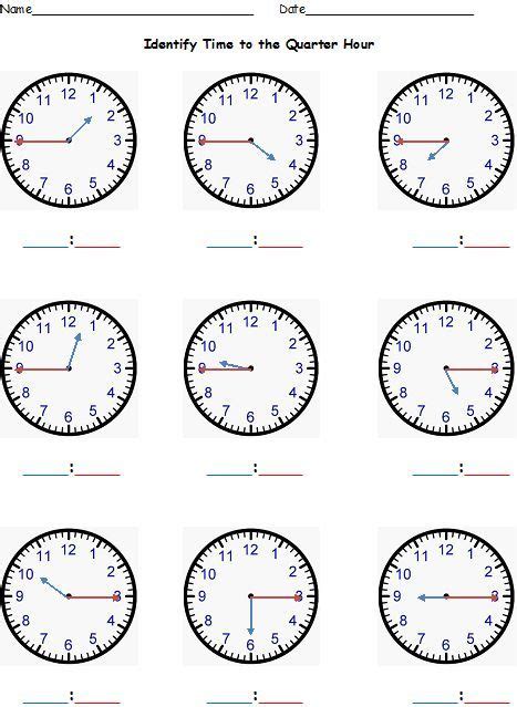 How To Read A Clock In Spanish William Carters Kindergarten Worksheets