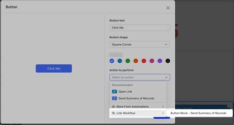 Use Button Blocks In Base Dashboards