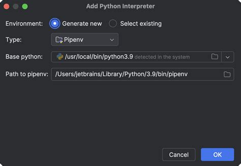 配置 Python 解释器 PyCharm 文档