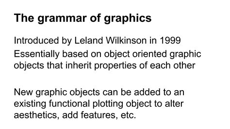 an implementation of the grammar of graphics ggplot ppt
