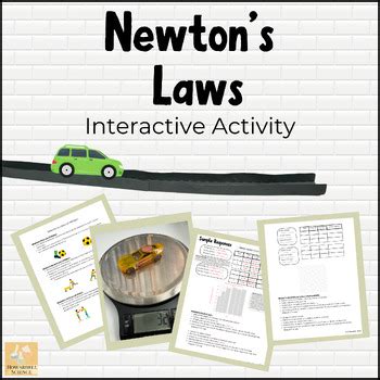 Newton S Laws Of Motion Lab Activities For Middle School Science EDITABLE