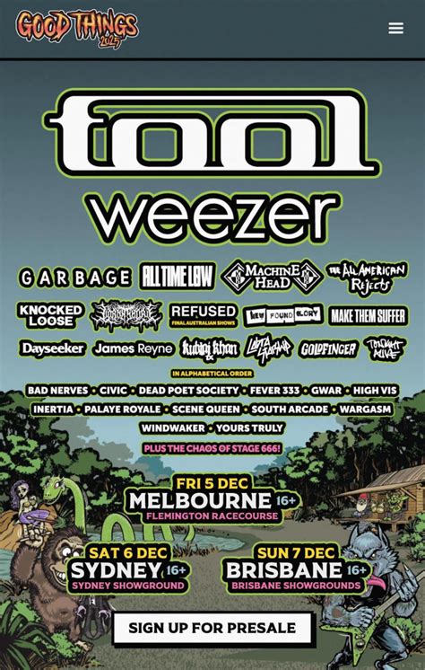 Good Things 2025 Lineup Album On Imgur