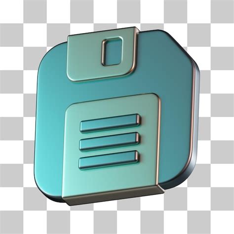 Premium Psd Save 3d Icon