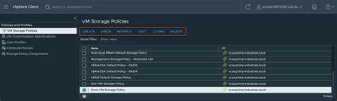 Improved Vm Storage Policy Profile Driven Storage Privileges In Vsphere 8 X
