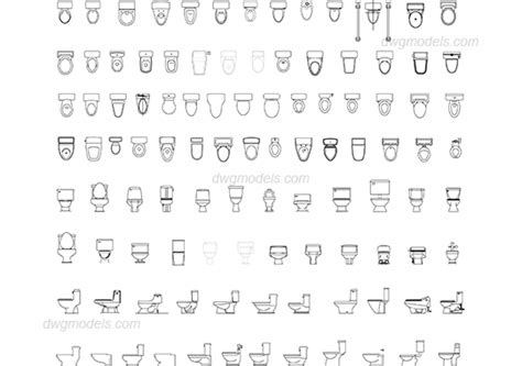 W C DWG Free CAD Blocks Download