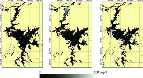 Modis Based Suspended Sediment Concentrations On 1 Aug 2000 Left Download Scientific Diagram