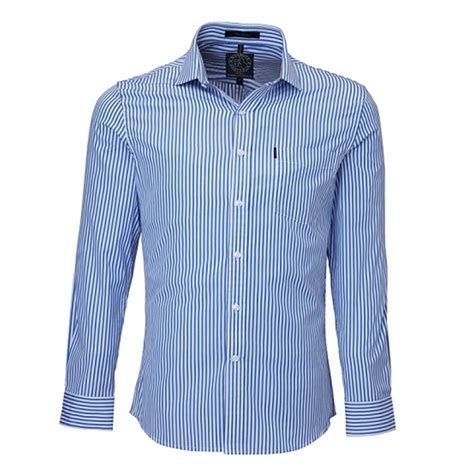 Rmpc012 Mens Pilbara Single Pocket Classic Fit Long Sleeve Shirt