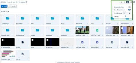 Files Management Cernbox Docs