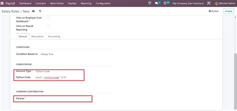 Salary Structures In Odoo 16 Payroll App Odoo V16 Enterprise Edition Book