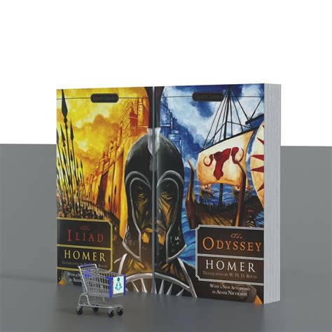 Homers Epic Poems The Iliad And The Odyssey 2 Books Genuine Epic Poems Uinchi Lazada