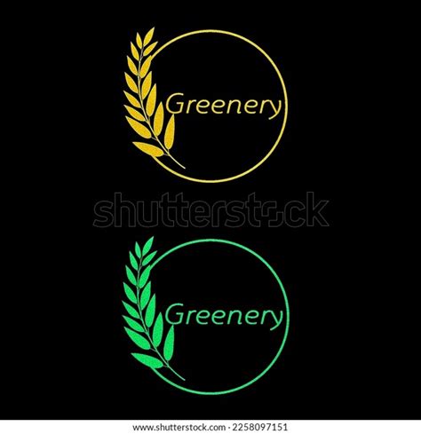 Different Types Logos Names Greenery 1 Stock Illustration 2258097151
