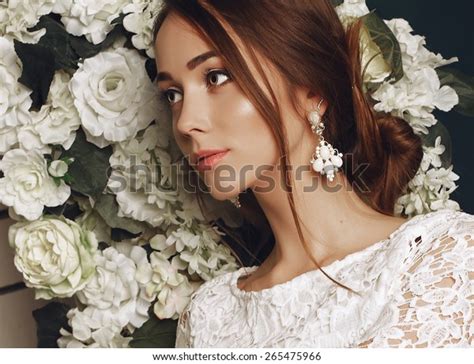 Fashion Portrait Sexy Woman Brown Hair Stock Photo Shutterstock