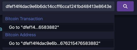 search bar redirects some txids to address · issue 3666 · mempool