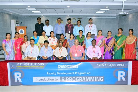Two Days Faculty Development Program On “introduction To R Programming