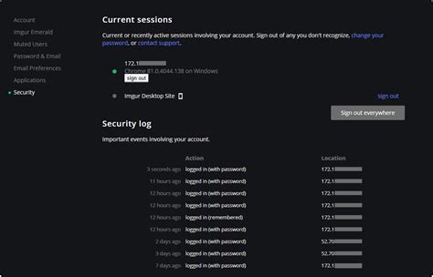 Account Security Imgur