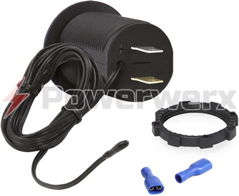Powerwerx Panel Mount Combo Temperature And Volt Meter Powerwerx