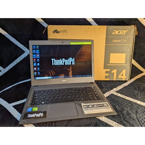 Jual Laptop Gaming Desain Acer Aspire E G Core I U Nvidia Fullset Shopee Indonesia