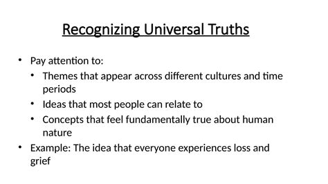 Maxims Universal Truths And Philosophies In Literaturepptx