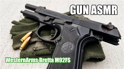 【asmr】westernarms Beretta M92fs Gunsounds 銃声 Youtube