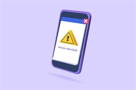 Premium Vector A Browser Window With Login Access Denied A Password Entry Concept Error And