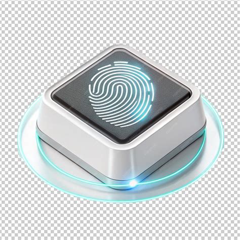 Fingerprint Biometric Scan Vector Cyber Security Technology Premium