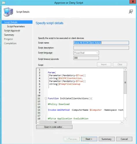 How To Run Script In Sccm Without Creating A Package Application Techuisitive