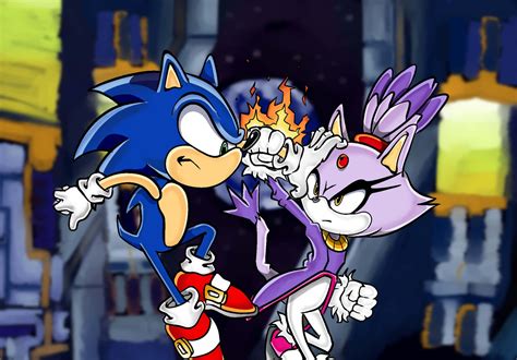Download Sonic And Blaze Dynamic Duo Wallpaper Wallpapers Com
