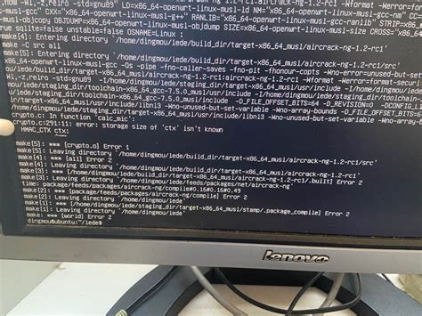 编译aircrack时出错，提示：cryptoc中storage Size Of Ctx Isnt Know · Issue