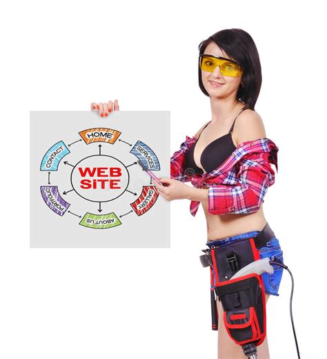 Website Scheme Stock Image Image Of Carpenter Fitter 46181411